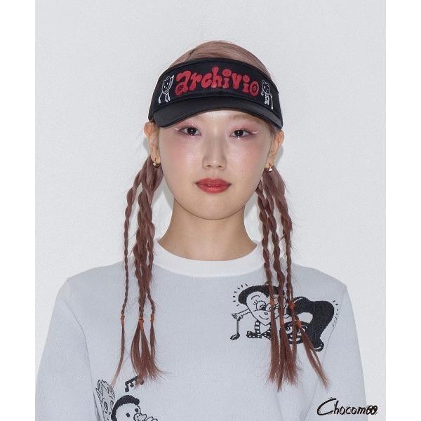 『セール実施中』ZOZO問い合わせ番号:90323032ショップ:BIKI JAPAN，ビキジャパンブランド:Chocomoo，チョコムー，archivio，アルチビオ商品名:【ARCHIVIO×Chocomoo】サンバイザーカテゴリ:帽子...