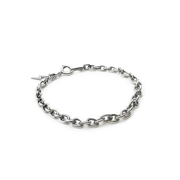 ZOZO問い合わせ番号:90323889ショップ:Brick Shiota Ink.，ブリックシオタブランド:machen，マヘン商品名:machen マヘン ブリッツチャームオーバルチェーンブレスレットカテゴリ:アクセサリー>ブレス...