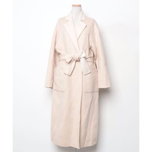 『セール実施中』参考価格：47，300円発売時期：2018年06月コンディション：A（使用感なし）数回使用した程度で使用感が感じられないアイテム付属品：ベルト参考商品名：【emmiatelier】リバーコート参考品番：13WFC184004...