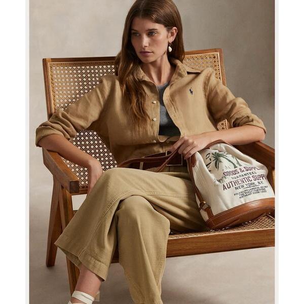 ZOZO問い合わせ番号:90354418ショップ:POLO RALPH LAUREN，ポロ ラルフ ローレンブランド:POLO RALPH LAUREN，ポロ ラルフ ローレン商品名:クラシック フィット リネン シャツカテゴリ:トップス&...