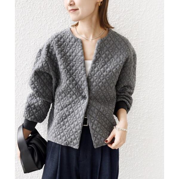 ZOZO問い合わせ番号:90355740ショップ:SHIPS for women，シップス フォー ウィメンブランド:SHIPS，シップス商品名:【WEB限定】〈手洗い可能〉キルティング ジャカード カーディガンカテゴリ:トップス>カ...