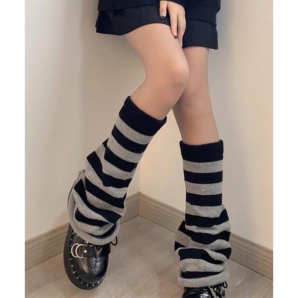 『セール実施中』※このアイテムは返品・交換対象外商品です。ZOZO問い合わせ番号:90356736ショップ:aimoha，アイモハブランド:mosox，モソックス商品名:[MOSOX]ボーダーレッグウォーマーカテゴリ:レッグウェア>レ...