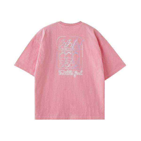 『セール実施中』ZOZO問い合わせ番号:90356850ショップ:MILKFED.，ミルクフェドブランド:MILKFED.，ミルクフェド商品名:NEON SUNDAE WIDE S/S TEEカテゴリ:トップス>Tシャツ/カットソーブ...