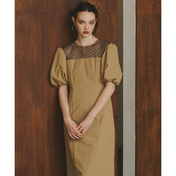 『タイムセール実施中』ZOZO問い合わせ番号:90357453ショップ:ANDRESD，アンドレスドブランド:ANDRESD，アンドレスド商品名:デコルテドットドレス / decollete dot dressカテゴリ:ワンピース/ドレス&...