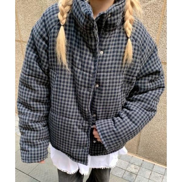 『タイムセール実施中』ZOZO問い合わせ番号:90357950ショップ:DIAVEL，ディアベルブランド:SHEENA，シーナ，DIAVEL，ディアベル商品名:【新色追加】チェック柄中綿ダウンジャケットカテゴリ:ジャケット/アウター>...