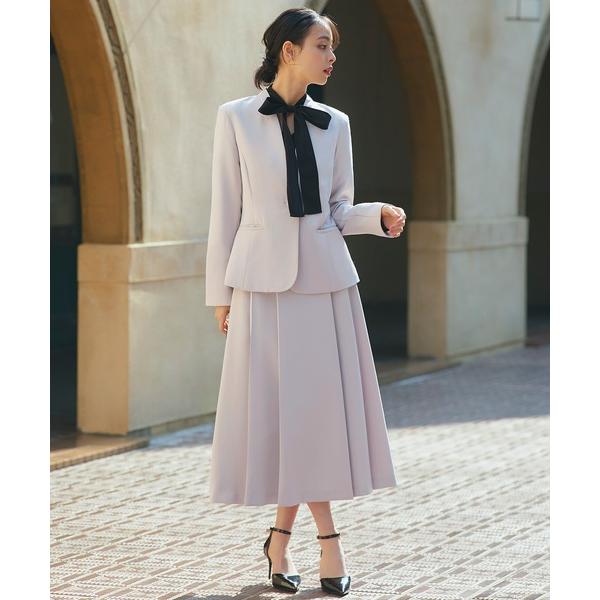 ZOZO問い合わせ番号:90358049ショップ:RUIRUE BOUTIQUE，ルイルエブティックブランド:RUIRUE BOUTIQUE，ルイルエブティック商品名:洗える ストレッチ ｜ 楽ちん ベーシックスーツ ノーカラージャケット ...