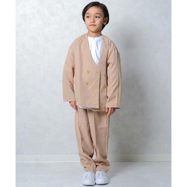 『タイムセール実施中』ZOZO問い合わせ番号:90389945ショップ:Auntie Rosa，アンティローザブランド:ZI-ON，ジーオン商品名:フォーマル ノーカラージャケット スーツ セットアップカテゴリ:フォーマルスーツ/小物&gt...