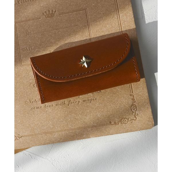 ZOZO問い合わせ番号:90390483ショップ:Editors Draw，エディターズ ドローブランド:An+u，アンユー，Editors Draw，エディターズドロー商品名:Wstarスタッズレザーキーケースカテゴリ:財布/小物>...