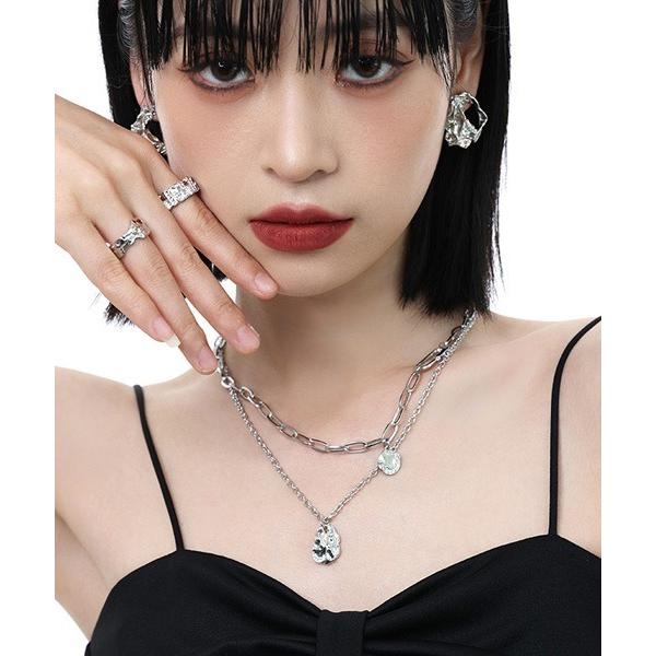 ZOZO問い合わせ番号:90391337ショップ:Mayree，メイリーブランド:Mayree，メイリー商品名:【urge select】Y2K シルバーチェーン ネックレスカテゴリ:アクセサリー>ネックレスブランド品番:TK-187...