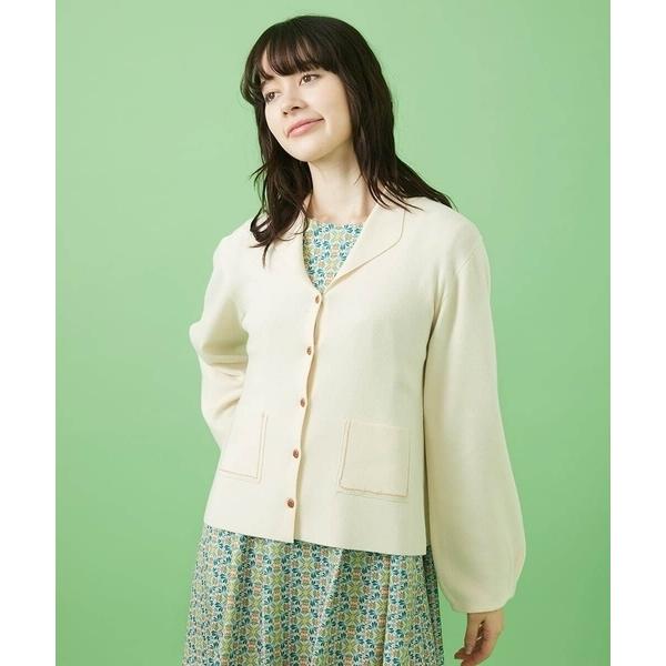 『セール実施中』ZOZO問い合わせ番号:90422549ショップ:Jocomomola，ホコモモラブランド:Jocomomola，ホコモモラ商品名:オープンカラーニットカーディガンカテゴリ:トップス>カーディガン/ボレロブランド品番:...