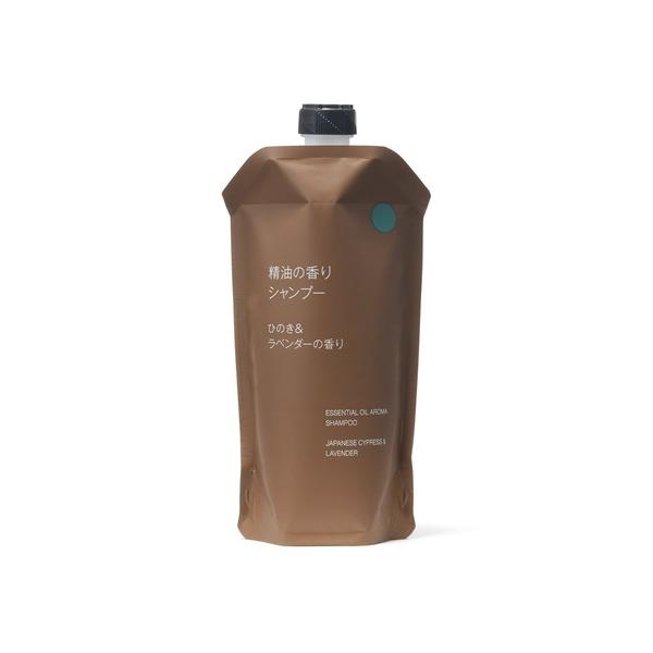 ※このアイテムは返品・交換対象外商品です。コスメ商品ZOZO問い合わせ番号:90423878ショップ:無印良品，ムジルシリョウヒンブランド:無印良品，ムジルシリョウヒン商品名:精油の香り　シャンプー　ひのき＆ラベンダーの香り（詰替用）　３４...