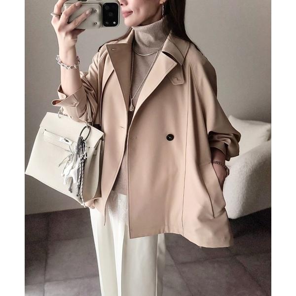 ZOZO問い合わせ番号:90424274ショップ:ANGIE VINTAGE，アンジー ヴィンテージブランド:ANGIE，アンジー商品名:【オケージョン対応 / セレモニー対応】ショート トレンチコートカテゴリ:ジャケット/アウター>...