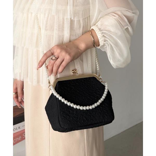 『タイムセール実施中』ZOZO問い合わせ番号:90424843ショップ:Outfitter lab，アウトフィッターラボブランド:CLEA，クレア，Outfitter lab，アウトフィッターラボ商品名:2wayがま口パールチェーンパーティ...