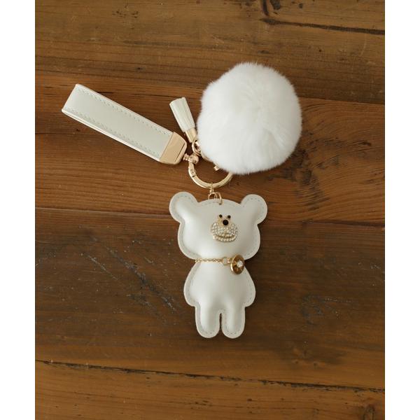 『セール実施中』ZOZO問い合わせ番号:90424924ショップ:VitaFelice，ヴィータフェリーチェブランド:VitaFelice，ヴィータフェリーチェ商品名:フェイクファー＆タッセル付きベアバッグチャームカテゴリ:アクセサリー&g...
