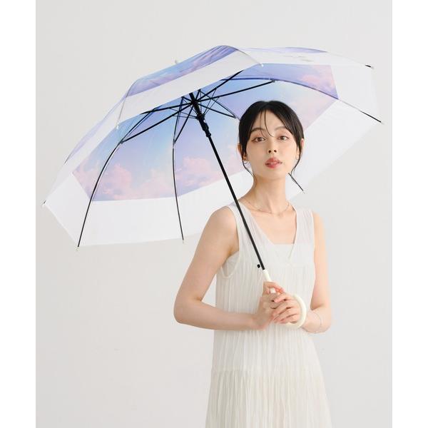 ZOZO問い合わせ番号:90518647ショップ:Wpc./KiU，ダブリュピーシーキウブランド:Wpc.，ダブリュピーシー商品名:★［ビニール傘］地球屋×Wpc.空色アンブレラ 雨傘 長傘カテゴリ:ファッション雑貨>長傘ブランド品番...