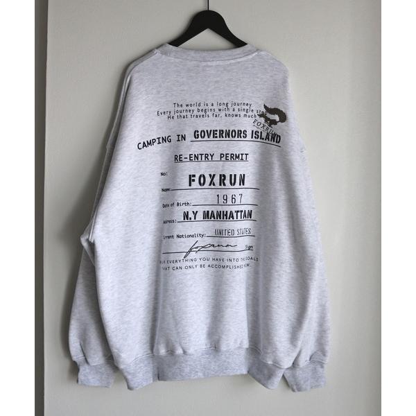 『タイムセール実施中』ZOZO問い合わせ番号:90518844ショップ:Rocky Monroe，ロッキーモンローブランド:COURO，コウロ商品名:【FOXRUN/フォックスラン】 Back Graphics Fleece Sweatsh...