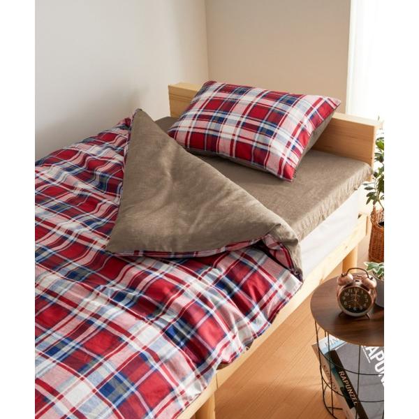 『タイムセール実施中』ZOZO問い合わせ番号:90549910ショップ:BELLUNA PLUS，ベルーナ プラスブランド:iellio，イエリオ商品名:チェック柄カバーリング シャンブレー調 布団カバー / 掛け布団カバー シングルカテゴ...