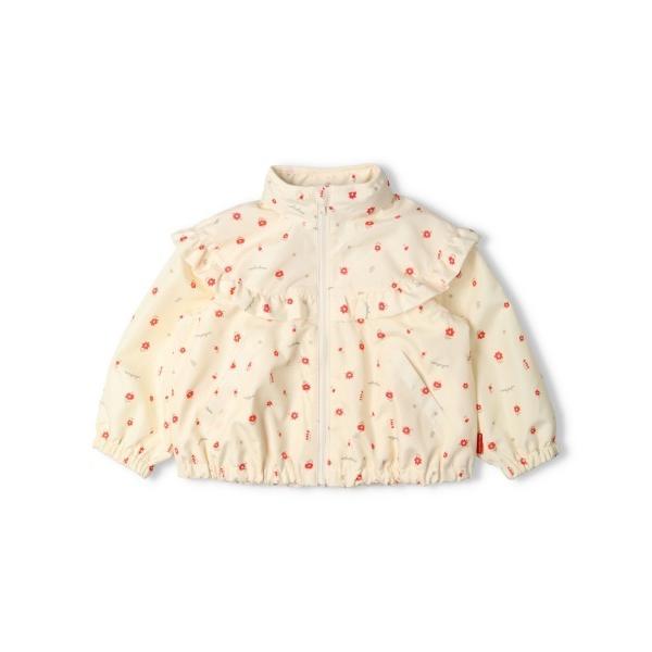 『タイムセール実施中』ZOZO問い合わせ番号:90550339ショップ:こどもの森e-shop，コドモノモリイーショップブランド:moujonjon，ムージョンジョン商品名:小花柄タフタジャケットカテゴリ:ジャケット/アウター>ブルゾ...