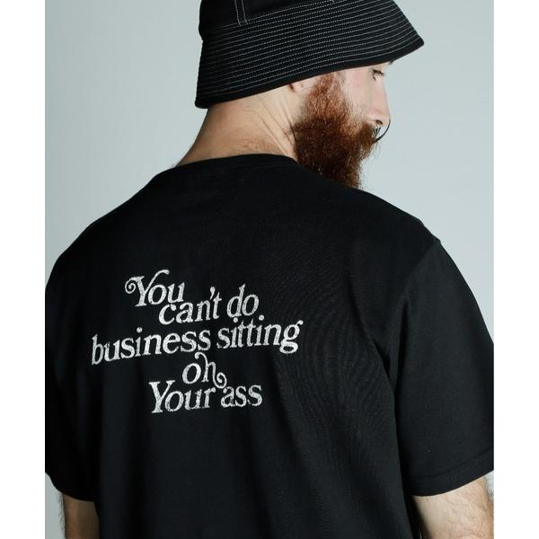 『セール実施中』ZOZO問い合わせ番号:90551714ショップ:SCHOTT，ショットブランド:schott，ショット商品名:Schott/ショット/T-SHIRT YOU CANT DO BUSINESS ON YOUR ASS//ユー...