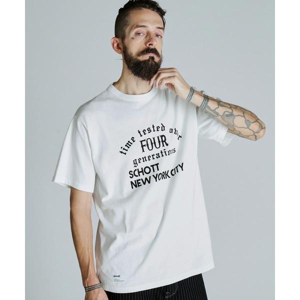 ZOZO問い合わせ番号:90551833ショップ:SCHOTT，ショットブランド:schott，ショット商品名:Schott/ショット/PIGMENT T-SHIRT TIME TESTED OVER FOUR GENERATIONS/ピグ...