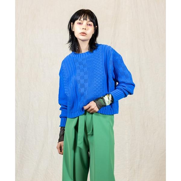 『タイムセール実施中』ZOZO問い合わせ番号:90584840ショップ:OSMOSIS，オズモーシスブランド:OSMOSIS，オズモーシス商品名:模様編ニットプルオーバーカテゴリ:トップス>ニット/セーターブランド品番:599010-...