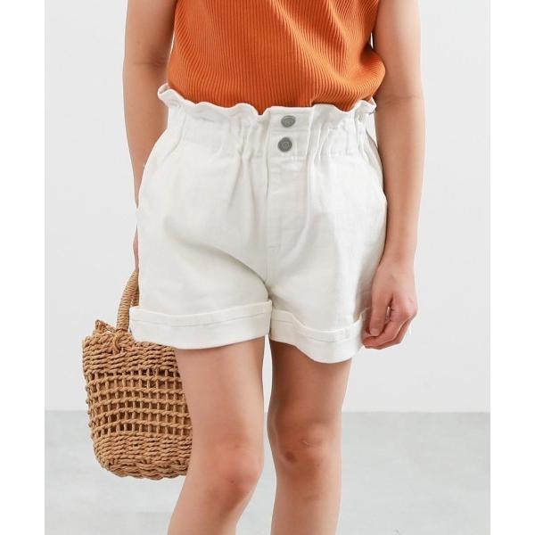 『タイムセール実施中』ZOZO問い合わせ番号:90618108ショップ:devirock，デビロックブランド:devirock，デビロック商品名:ストレッチデニム ハイウエスト フリルショートパンツカテゴリ:パンツ>デニムパンツブラン...