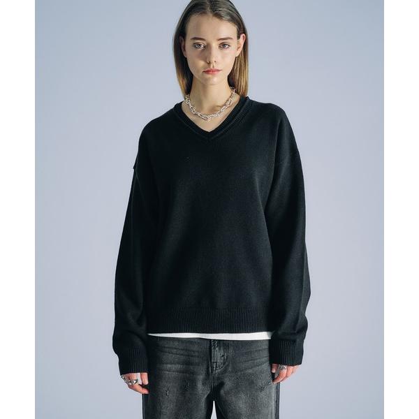 ZOZO問い合わせ番号:90618391ショップ:epnok，エプノックブランド:selle glant，セレグランテ商品名:V-NECK MIDDLE GAUGE BASIC KNIT/Vネックミドルゲージベーシックニットカテゴリ:トップ...