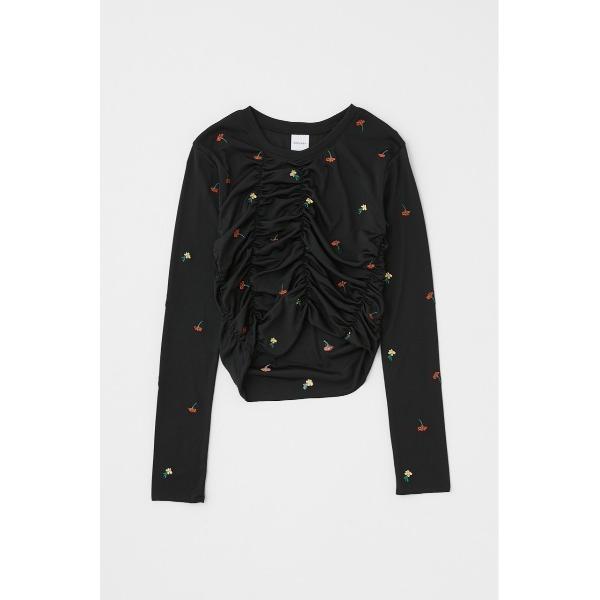 『タイムセール実施中』ZOZO問い合わせ番号:90618528ショップ:MOUSSY，マウジーブランド:MOUSSY，マウジー商品名:【WEB限定】FLORAL RANDOM GATHER ロングスリーブTシャツカテゴリ:トップス>T...