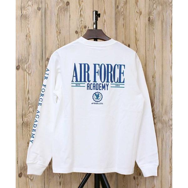 ZOZO問い合わせ番号:90620310ショップ:TopIsm，トップイズムブランド:AVIREX，アヴィレックス，TopIsm，トップイズム商品名:L/S USAFA EMB TEEカテゴリ:トップス>Tシャツ/カットソーブランド品...