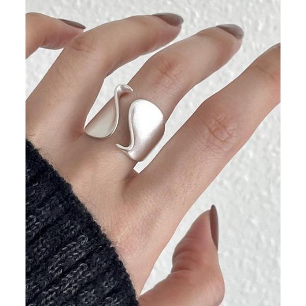 『セール実施中』ZOZO問い合わせ番号:90622358ショップ:Coo+i，クーイブランド:Coo+i，クーイ商品名:カーブデザインシルバーオープンリングカテゴリ:アクセサリー>リングブランド品番:ar105素材:S925原産国:中...