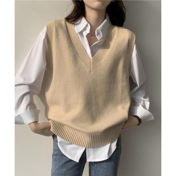 ZOZO問い合わせ番号:90657485ショップ:Fun &amp; Daily，ファンアンドデイリーブランド:Fun &amp; Daily，ファンアンドデイリー商品名:F＆D : カラーニットベストカテゴリ:トップス>ベストブラン...