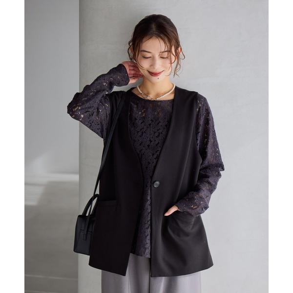 『タイムセール実施中』ZOZO問い合わせ番号:90658549ショップ:studio CLIP，スタディオクリップブランド:studio CLIP，スタディオクリップ商品名:ロングベスト《オケージョン2026SS》カテゴリ:トップス>...