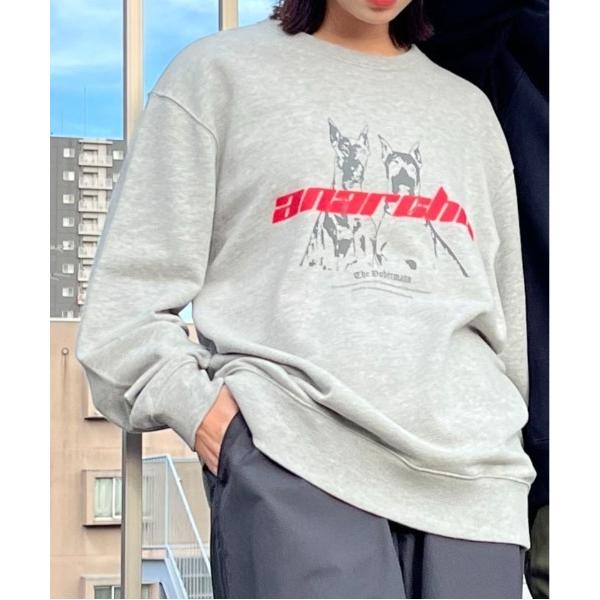 『タイムセール実施中』ZOZO問い合わせ番号:90690101ショップ:En serio TOKYO，エンソリオ トーキョーブランド:MODISH GAZE，モディシュガゼ商品名:ANARCHYドーベルマンプリント裏毛スウェットカテゴリ:ト...