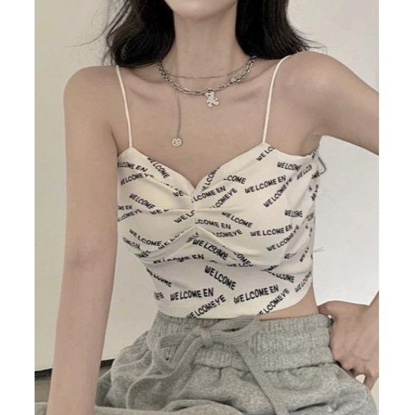 『タイムセール実施中』ZOZO問い合わせ番号:90721412ショップ:WEST CLIMB，ウエスト　クライムブランド:Per sist ence，パーシエンス商品名:英字総柄プリントブラトップカテゴリ:トップス>キャミソールブラン...