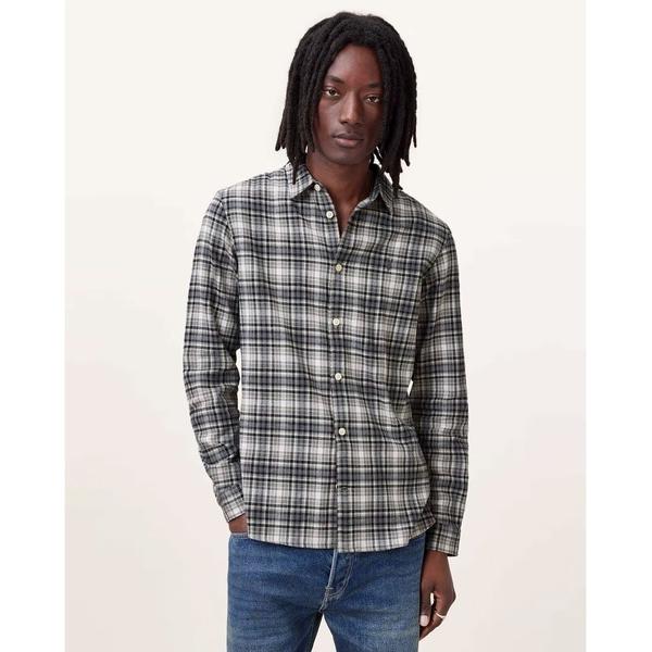 『セール実施中』ZOZO問い合わせ番号:90721826ショップ:ALLSAINTS，オールセインツブランド:ALLSAINTS，オールセインツ商品名:GRATTON SLIM FIT CHECKED SHIRT | GRATTON スリム...