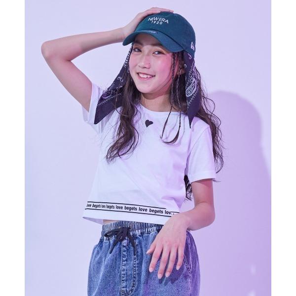 『タイムセール実施中』ZOZO問い合わせ番号:90721859ショップ:devirock，デビロックブランド:devirock，デビロック商品名:【DANCE】ガールズ クロップド丈 半袖Tシャツカテゴリ:トップス>Tシャツ/カットソ...