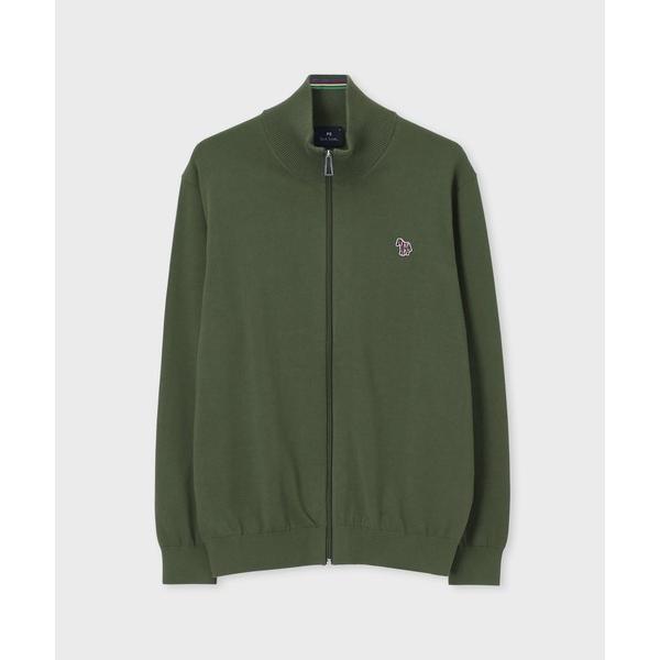 『タイムセール実施中』ZOZO問い合わせ番号:90722822ショップ:Paul Smith，ポール・スミスブランド:PS Paul Smith，ピーエスポールスミス商品名:“Sports Stripe Zebra” ジップアップニット /...