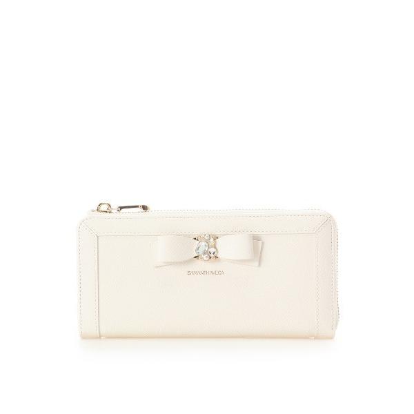 ZOZO問い合わせ番号:90753616ショップ:SAMANTHAVEGA，サマンサベガブランド:SAMANTHAVEGA，サマンサベガ商品名:ジュエルリボン長財布カテゴリ:財布/小物>財布ブランド品番:00072510200004素...