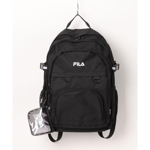 『タイムセール実施中』ZOZO問い合わせ番号:90754083ショップ:JUGLANS，ユグランスブランド:FILA，フィラ，JUGLANS，ユグランス商品名:【FILA/フィラ】クリアポーチ付きスクールリュック/通勤・通学/バックパックカ...