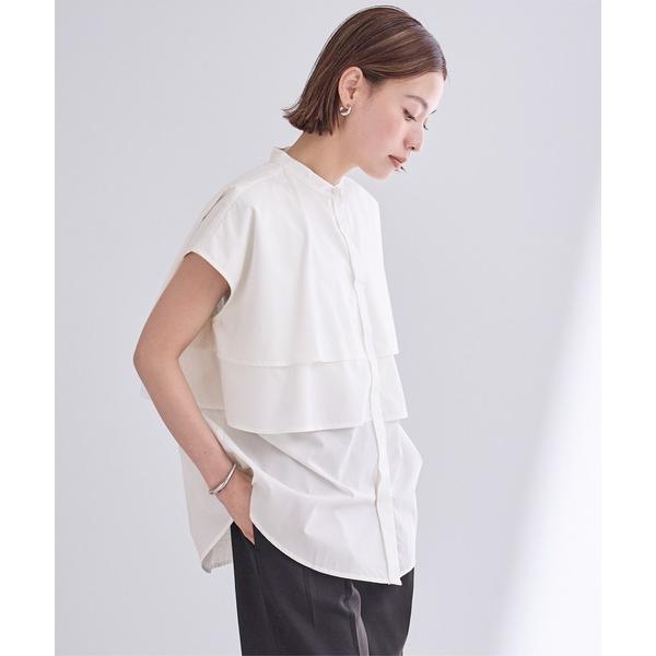 『タイムセール実施中』ZOZO問い合わせ番号:90754851ショップ:ur's，ユアーズブランド:ur's，ユアーズ商品名:バンドカラーレイヤードデザインシャツカテゴリ:トップス>シャツ/ブラウスブランド品番:BFXU1829素材:...