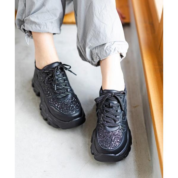 『セール実施中』ZOZO問い合わせ番号:90755679ショップ:attagirl，アタガールブランド:attagirl，アタガール商品名:厚底グリッタースニーカーカテゴリ:シューズ>スニーカーブランド品番:1628，313-1628...