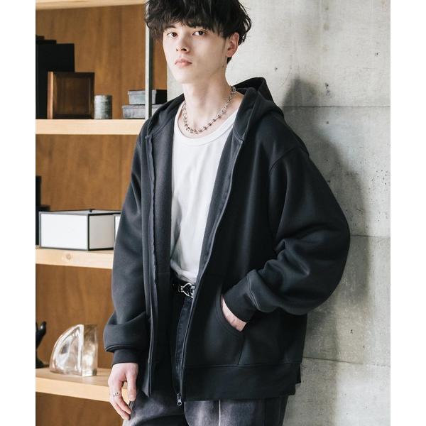 『タイムセール実施中』ZOZO問い合わせ番号:90756138ショップ:Rocky Monroe，ロッキーモンローブランド:Rocky Monroe，ロッキーモンロー商品名:ルーズシルエット 裏起毛無地フルジップパーカーカテゴリ:トップス&...