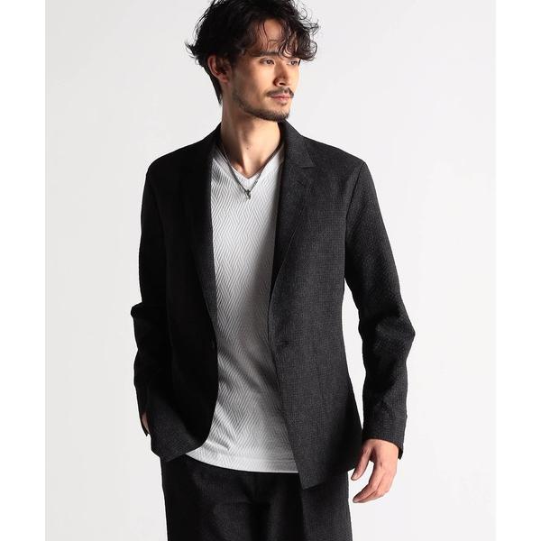 『セール実施中』ZOZO問い合わせ番号:90788025ショップ:NICOLE，ニコルブランド:NICOLE CLUB FOR MEN，ニコルクラブフォーメン商品名:３Ｄメッシュ ナローラペルデザインジャケットカテゴリ:ジャケット/アウター...