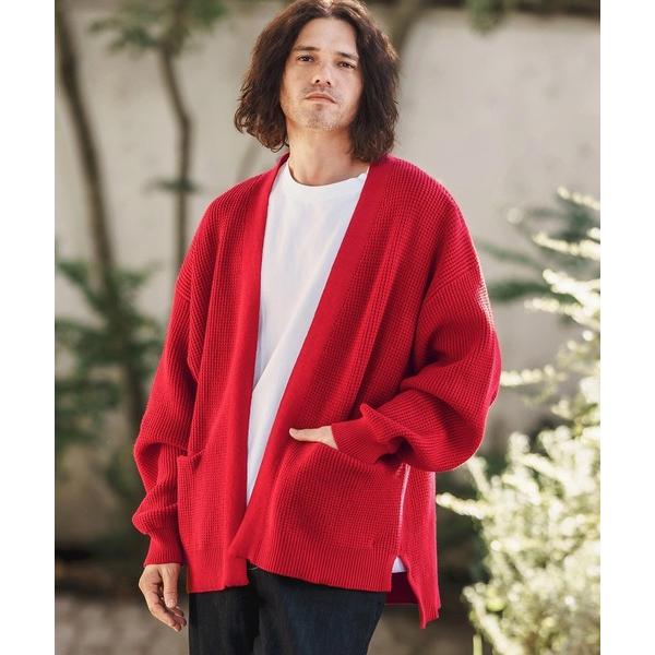 ZOZO問い合わせ番号:90788147ショップ:CAMBIO，カンビオブランド:CAMBIO，カンビオ商品名:mcg3594-Waffle Cotton Knit Buttonless Cardigan ニットカーディガンカテゴリ:トップ...