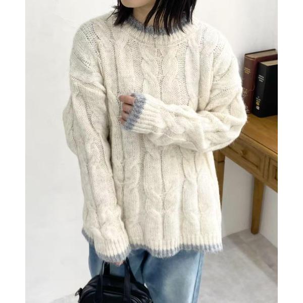 『セール実施中』ZOZO問い合わせ番号:90788242ショップ:mebole，メボレブランド:mebole，メボレ商品名:シンプルツイストニットカテゴリ:トップス>ニット/セーターブランド品番:MB-24-2-1275素材:アクリル...