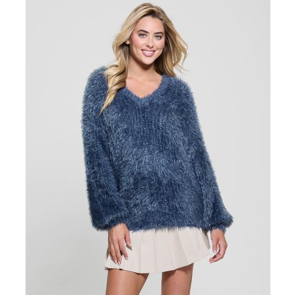 『タイムセール実施中』ZOZO問い合わせ番号:90789152ショップ:GUESS，ゲスブランド:Guess，ゲス商品名:NATSUMI Fuzzy Sweater ニット セーター レディースカテゴリ:トップス>ニット/セーターブラ...