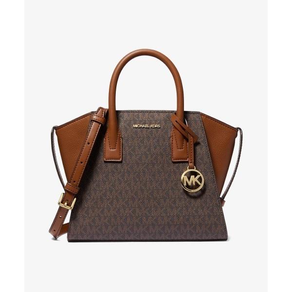 『セール実施中』ZOZO問い合わせ番号:90790079ショップ:MICHAEL KORS，マイケル・コースブランド:MICHAEL KORS，マイケルコース商品名:AVRIL レザー サッチェル スモール - MKシグネチャーカテゴリ:バ...