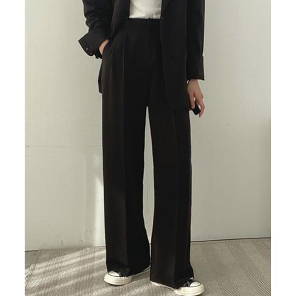 『タイムセール実施中』ZOZO問い合わせ番号:90821247ショップ:WEGO，ウィゴーブランド:WEGO，ウィゴー商品名:WEGO/【セットアップ対応】ベーシックスラックスワイドストレートパンツカテゴリ:パンツ>スラックスブランド...