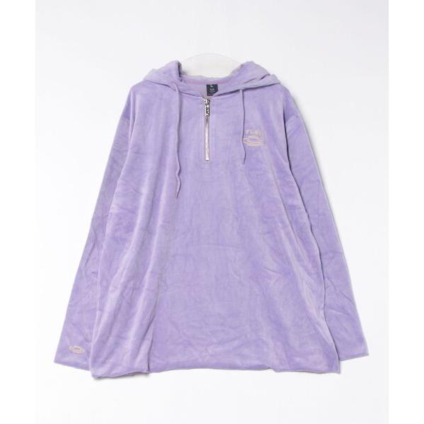 『タイムセール実施中』ZOZO問い合わせ番号:90824160ショップ:BAG IN THE DAY，バッグインザデイブランド:B.I.D.，ビーアイディー商品名:《FLAN(FLANLABS)》Velour Half Zip Parker...