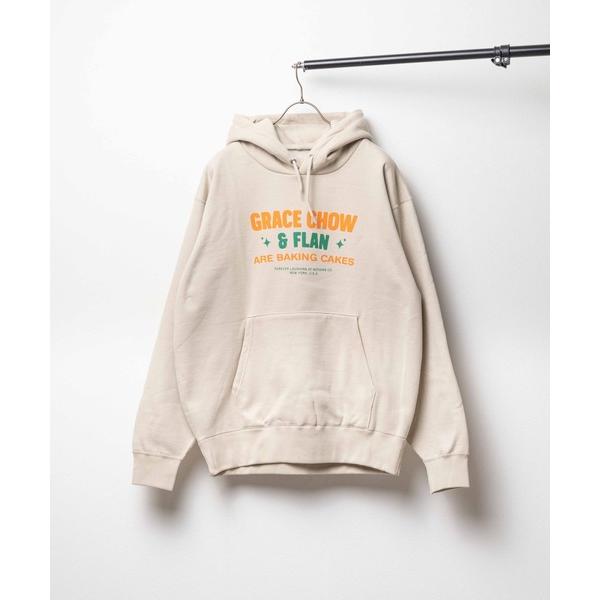 『タイムセール実施中』ZOZO問い合わせ番号:90824163ショップ:BAG IN THE DAY，バッグインザデイブランド:B.I.D.，ビーアイディー商品名:《GRACE CHOW FLAN》　ケーキプリント P/O パーカーカテゴリ...